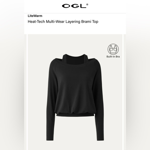 OGL | Tops | Ogl Black Versatile Brami Top | Poshmark
